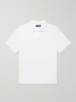 Vilebrequin Linen Polo Shirt - White