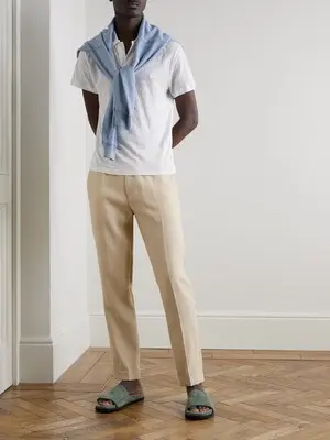 Vilebrequin Linen Polo Shirt