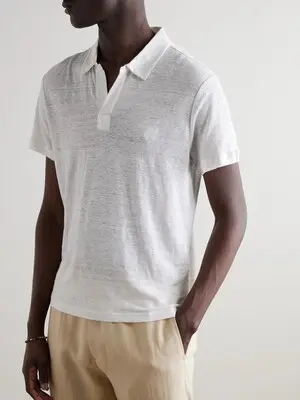 Vilebrequin Linen Polo Shirt