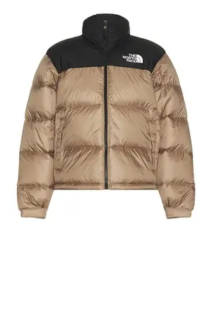 The North Face 1996 Retro Nuptse Jacket - Mocha Brown & Tnf Black