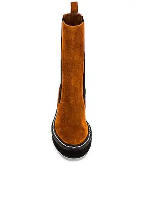 Khaite KHAITE Calgary Boots In Brown Caramel