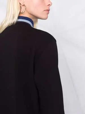 MSGM Logo-print Cotton Sweatshirt - Black
