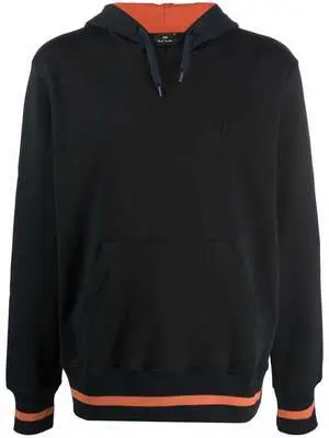 Paul Smith Logo-print Hoodie - Black