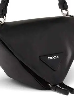 Prada Padded Nappa Leather Top-handle Bag