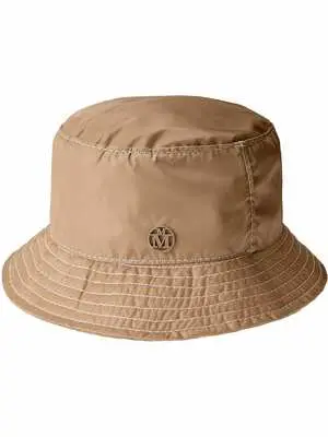 MAISON MICHEL Jason Foldable Bucket Hat - Neutrals
