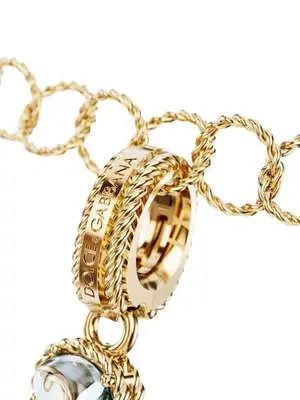 Dolce & Gabbana 18k Yellow Gemstone Pendant - Gold