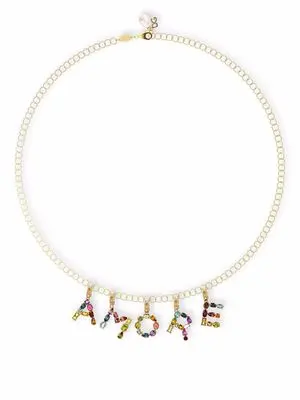 Dolce & Gabbana Rainbow Alphabet U Pendant - Gold