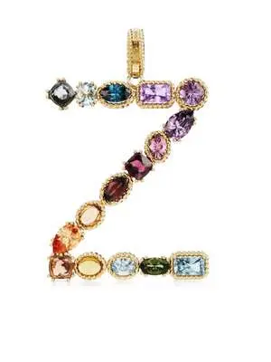 Dolce & Gabbana Rainbow Alphabet Z Multi-stone Pendant