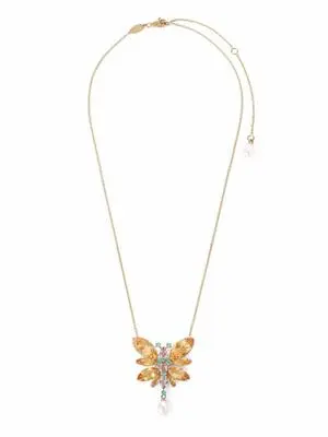 Dolce & Gabbana 18k Yellow Butterfly Necklace