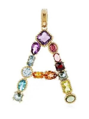 Dolce & Gabbana 18kt Yellow A Initial Pendant - Gold