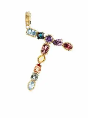 Dolce & Gabbana 18k Yellow Multi-gemstone Necklace - Gold