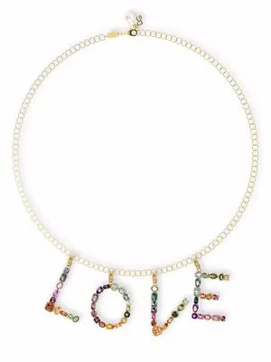 Dolce & Gabbana Rainbow Alphabet 18kt Yellow Pendant