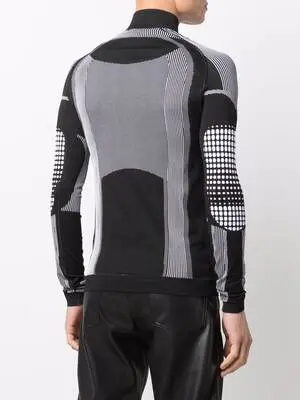 MISBHV High-collar Fitted Top