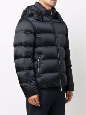 MOORER Feather-down Puffer Jacket - Blue
