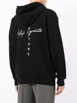 Yohji Yamamoto No Future' Logo-print Hoodie