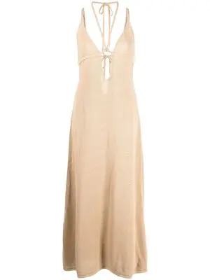 Cult Gaia Kingsley Tie-fastening Dress