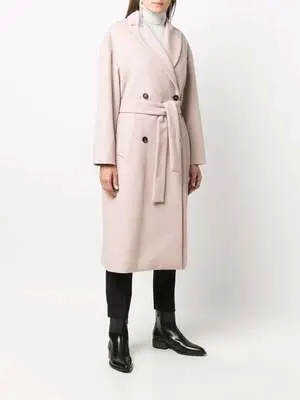 Brunello Cucinelli Double-breasted Wool-cashmere Blend Coat