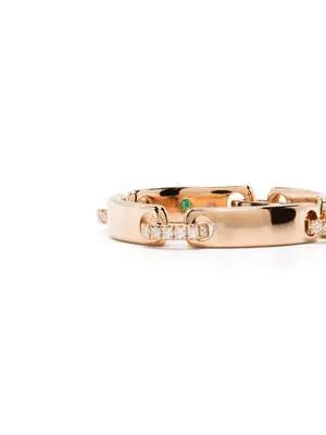 COURBET 18kt Recycled Rose Gold Laboratory-grown Diamond Band Ring - Pink