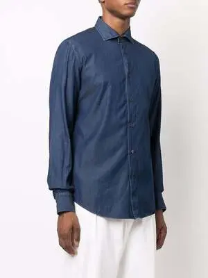 Etro Denim Cotton Shirt