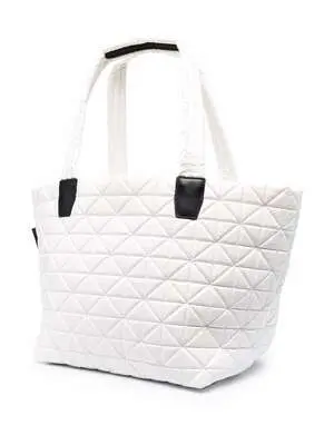 VEECOLLECTIVE Quilted Geometric Tote Bag
