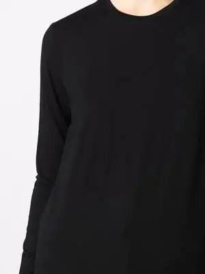 Majestic Filatures Finished-edge Long-sleeved T-shirt - Black