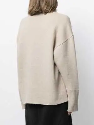 Proenza Schouler Oversized Turtleneck Jumper - Neutrals
