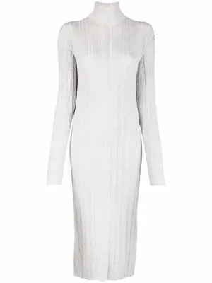 DIESEL® Ribbed Knit Midi Dress