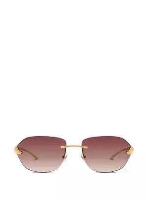 Cartier Rimless Sunglasses - Gold