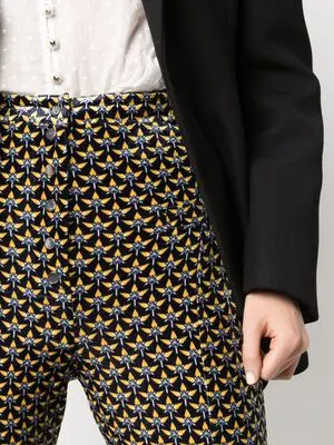 Rabanne Patterned Buttoned Trousers