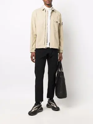 Stone Island Logo-patch Shirt Jacket