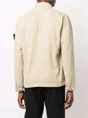 Stone Island Logo-patch Shirt Jacket