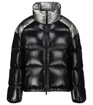 Moncler Cuscute High-neck Down Jacket - Black