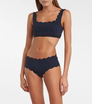 Marysia High Waisted Bikini Bottoms - Black