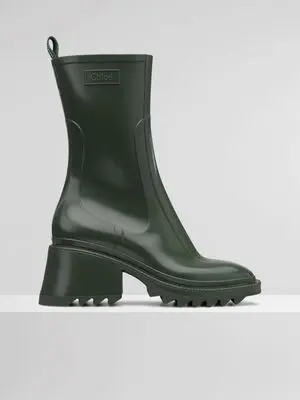 Chloé CHLOÉ Betty Rain Boot Wide Forest