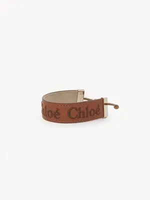 Chloé Woody Fabric Bracelet