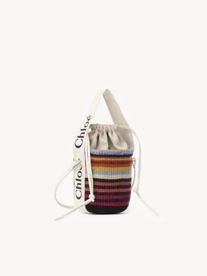Chloé Small Woody Basket Multicolor White 1