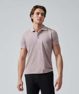 ATM Anthony Thomas Melillo Men's Classic Jersey Polo T-shirt Cotton Deep Lilac