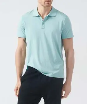 ATM Anthony Thomas Melillo Men's Classic Jersey Polo T-shirt Cotton Iceberg