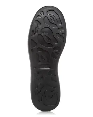 Alexander McQueen Oversized Leather Sneakers - Black