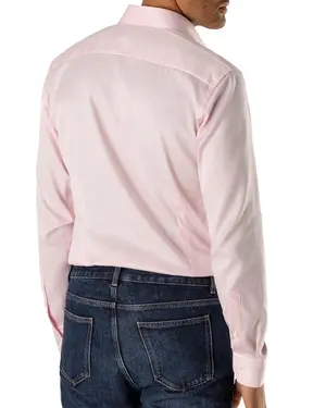 Eton Contemporary Fit Signature Twill Dress Shirt - Pink