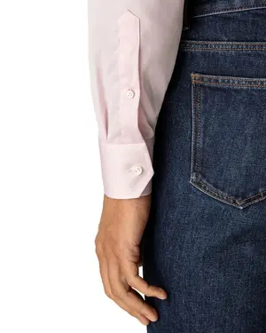 Eton Contemporary Fit Signature Twill Dress Shirt - Pink