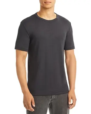 Theory Essential Tee In Modal Jersey - Black Multi