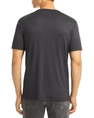 Theory Essential Tee In Modal Jersey - Black Multi