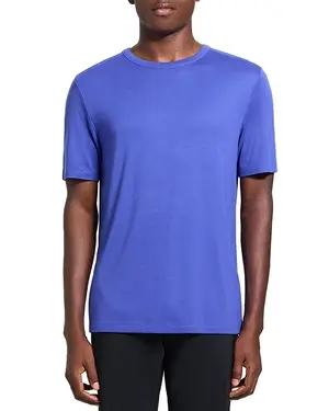 Theory Essential Tee In Modal Jersey Lupine