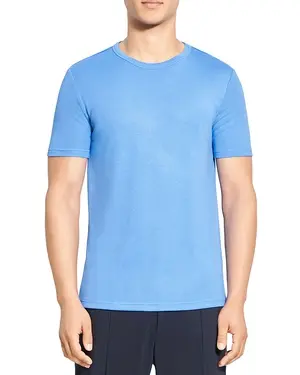 Theory Essential Tee In Modal Jersey Palace Blue