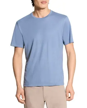 Theory Essential Tee In Modal Jersey Rainstorm