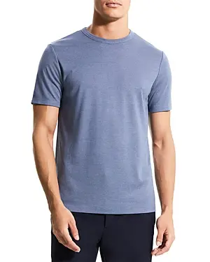 Theory Essential Tee In Modal Jersey Sleet Blue