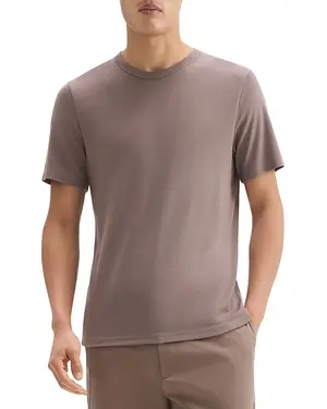 Theory Essential Tee In Modal Jersey Walnut
