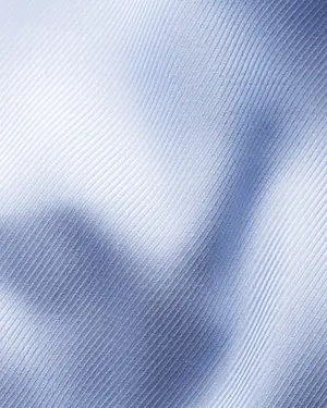 Eton Contemporary Fit Diagonal Weave Shirt - Blue