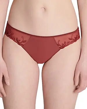 Simone Perele Andora Embroidered Mesh Bikini Canyon Brown